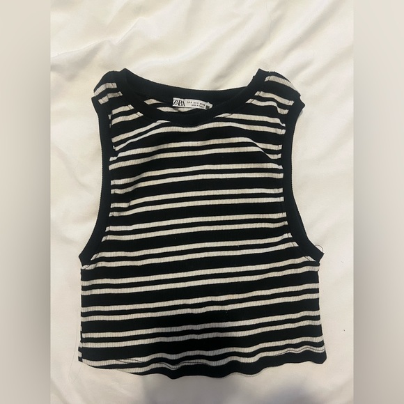 Zara | Tops | Zara Striped Tank Top | Poshmark
